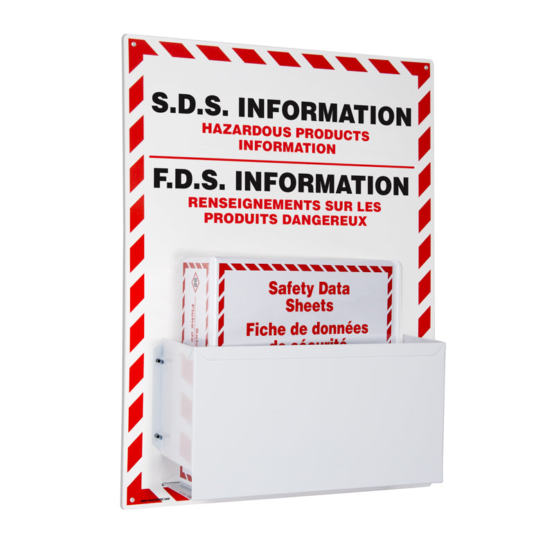 SDS WHMIS (Safety Data Sheet) Center Information Station with Binder(s